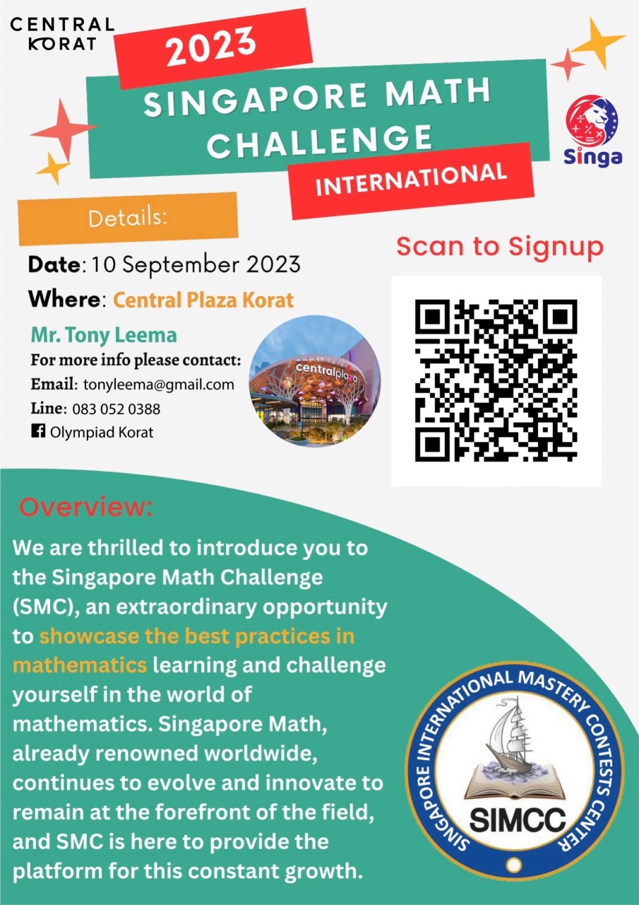 Singapore Math Challenge - Korat Adventist International School ...
